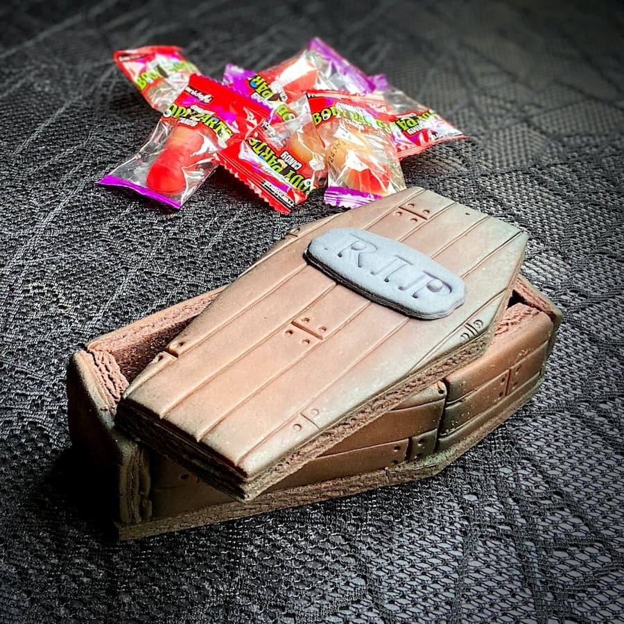 Candy Coffin 3D Cookie - The Chocolate Dozen LLC