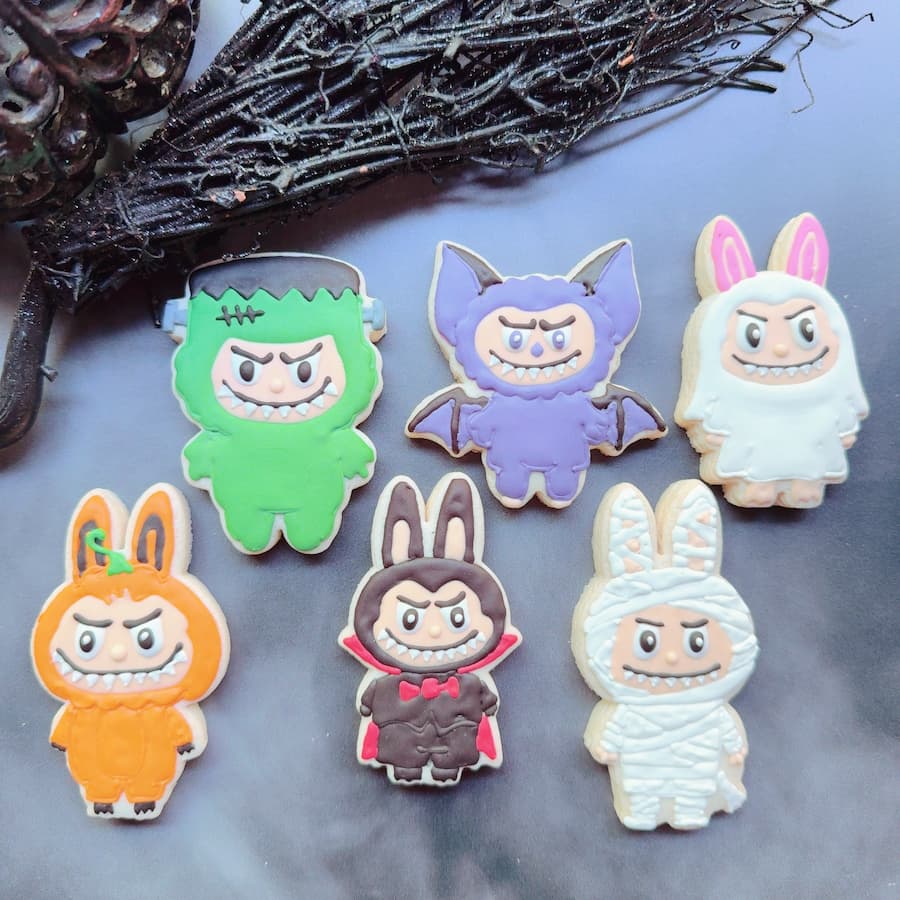 Labubu Halloween Cookies - The Chocolate Dozen LLC